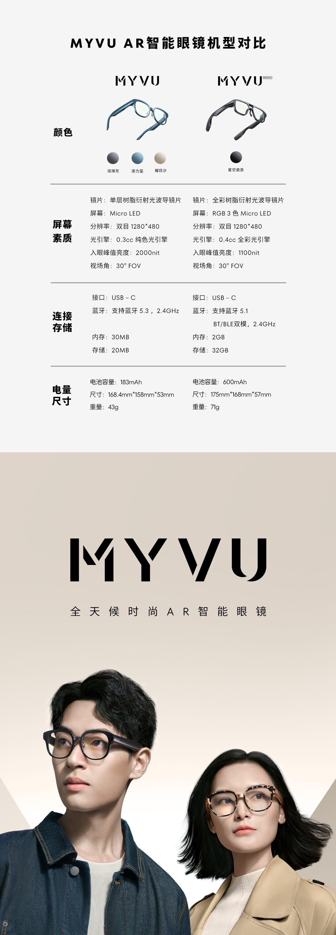 MYVU AR 眼镜-魅族商城